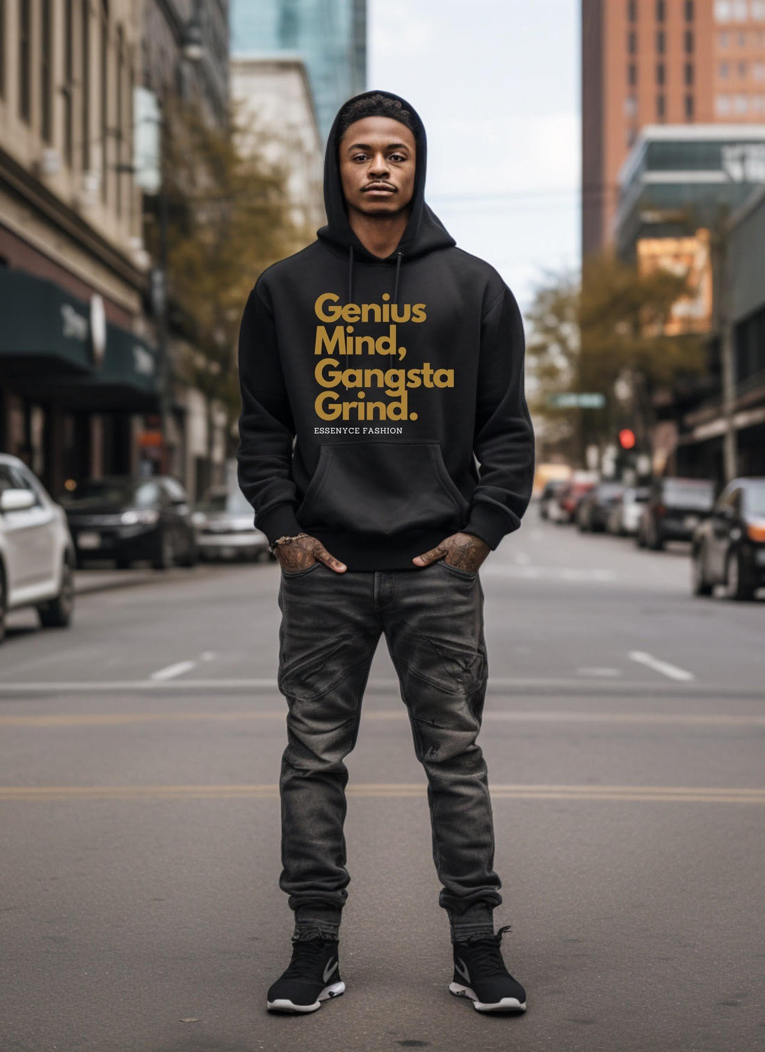 Genius Mind Hooded Sweatshirt – Essenyce Fashion